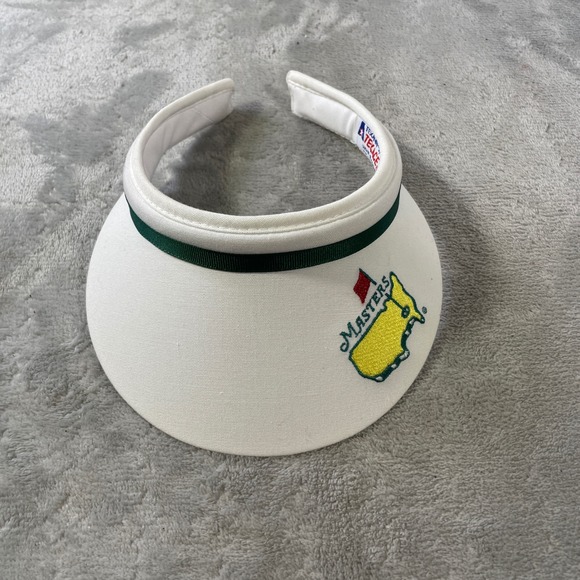 Masters | Accessories | Vintage Masters Golf Visor Womens White Green ...